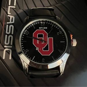 Sparo | Accessories | New Oklahoma Sooners Ou Watch Black Red Unisex ...